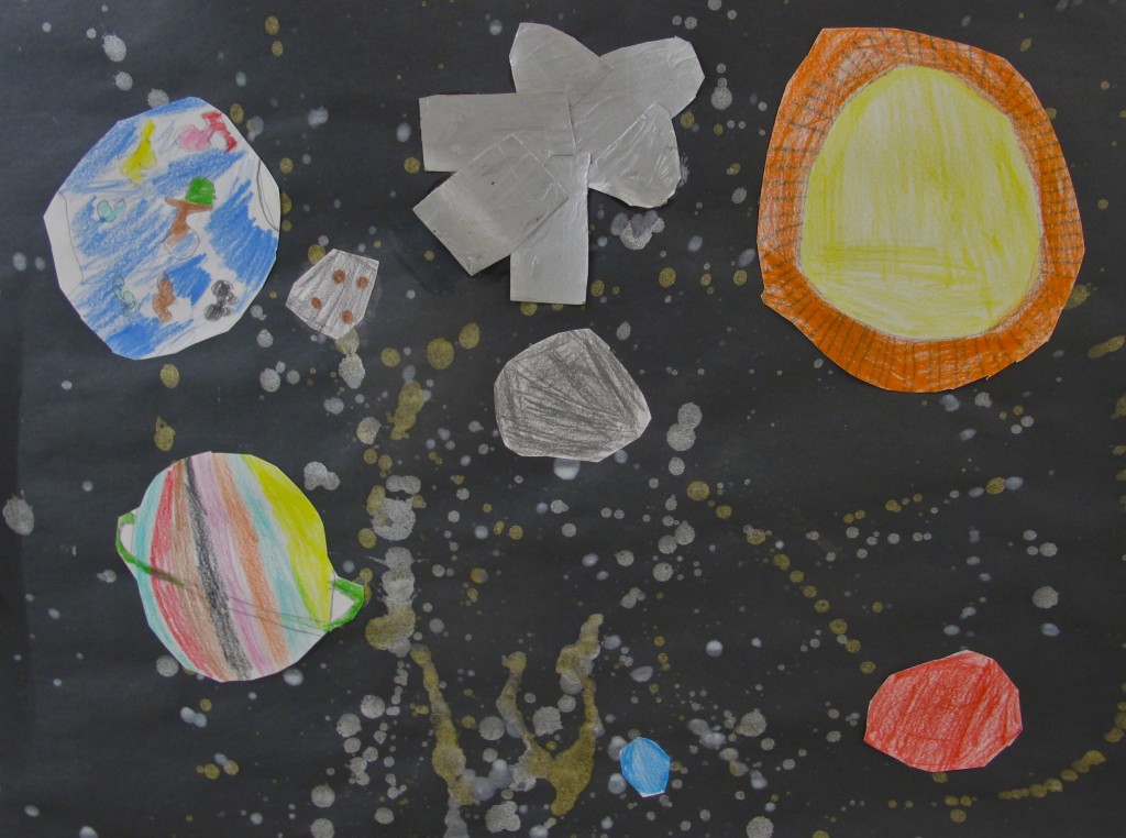 Grade 2/3: Space Pictures | Art Here and There