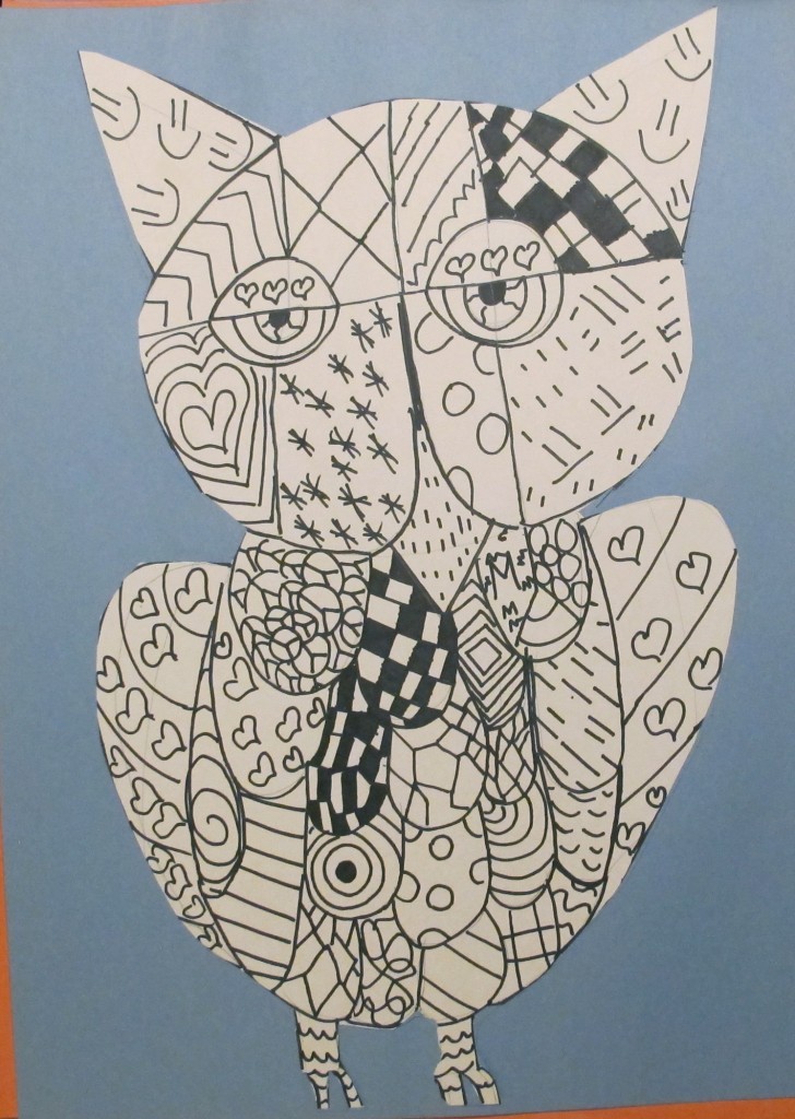Grade 5 Line Drawing | Art Here and There