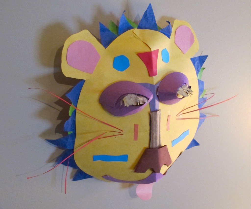 Grade 5 Paper Masks / Parliament Oak | Art Here and There
