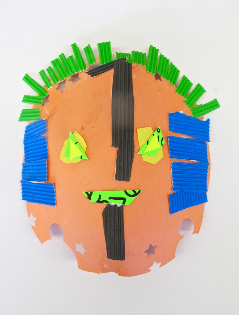 Grade 5/6: Cut Paper Masks | Art Here and There