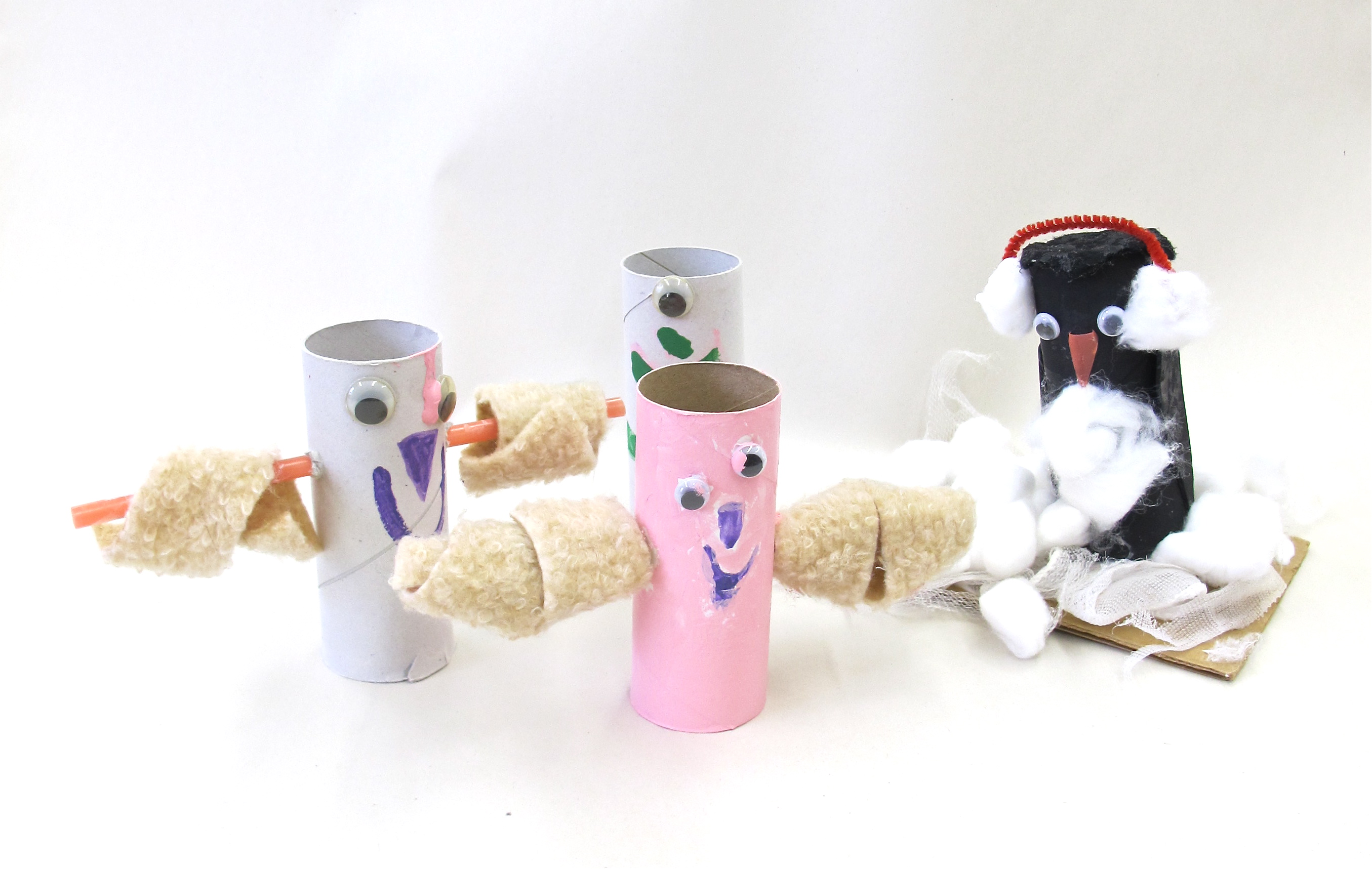 Christmas Tube Characters | Art Here and There